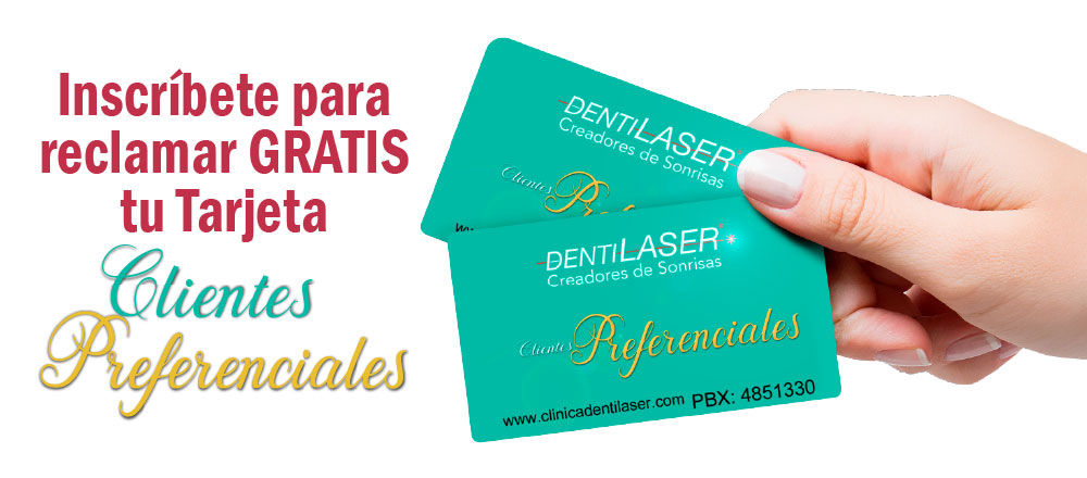 Tarjeta Clientes Preferenciales - Clínica Dentiláser